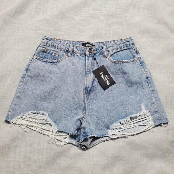 Missguided | Shorts | Nwt Missguided Distressed Denim Shorts | Poshmark